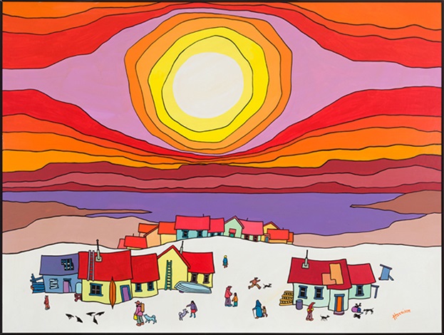 Golden Yukon by Ted Harrison on artnet