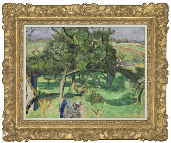Paysage, arbres fruitiers by Pierre Bonnard on artnet