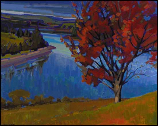 The red maple, New Brunswick by Rene Hebert on artnet