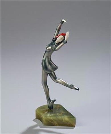 Roland Paris 1894-1945, a bronze figure female dancer, Berlin, c. 1930 ...