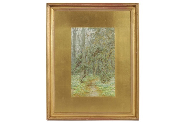 The Primrose Path, Farringford, 1909 by Helen Allingham on artnet