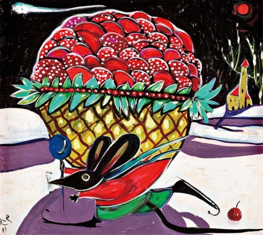 Skating party by Toller Cranston on artnet