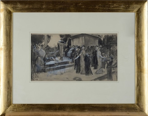 Classic scene by Adolf Hiremy-Hirschl on artnet