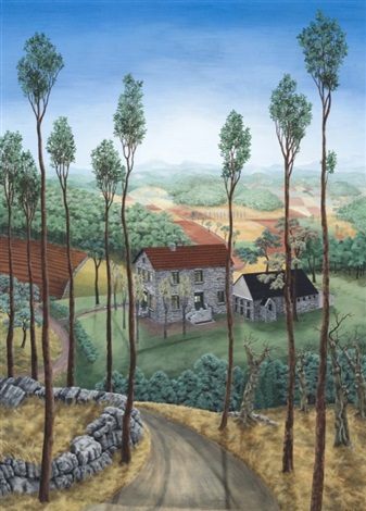 Stone house by Alan Bray on artnet