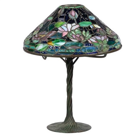 Tiffany Flowering Water Lily Lamp by Tiffany Studios on artnet
