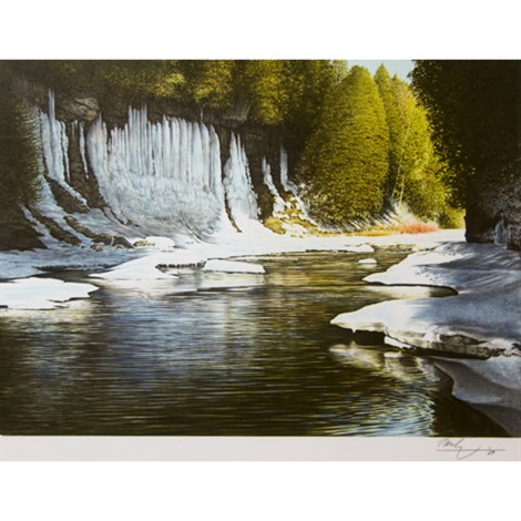 ALONG THE CASCADES, RIVERBANK REFLECTIONS, PATH TO THE MEADOW by Ken ...