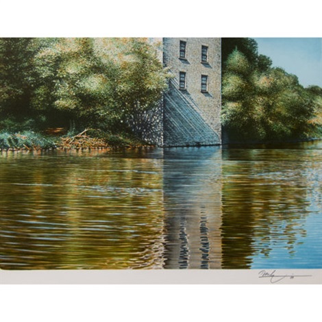 ALONG THE CASCADES, RIVERBANK REFLECTIONS, PATH TO THE MEADOW by Ken ...