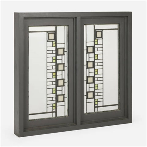 Casement windows from the Avery Coonley House, Riverside, Illinois ...