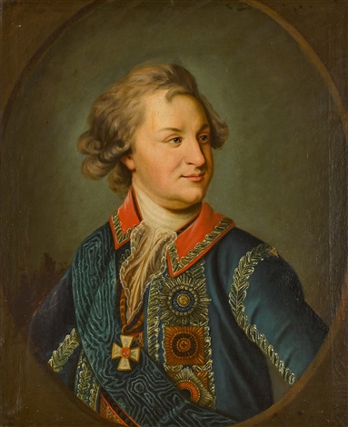 Portrait of Prince Grigory Potemkin by Johann Baptist Lampi the Elder on artnet