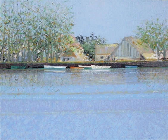 Le rivage ensoleille by Andre Bourrie on artnet