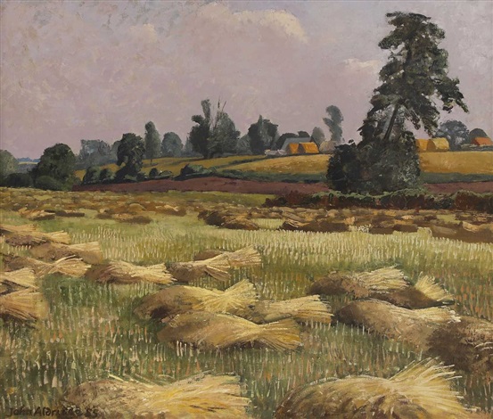 Hall Meadow, Gt. Bardfield by John Arthur Malcolm Aldridge on artnet