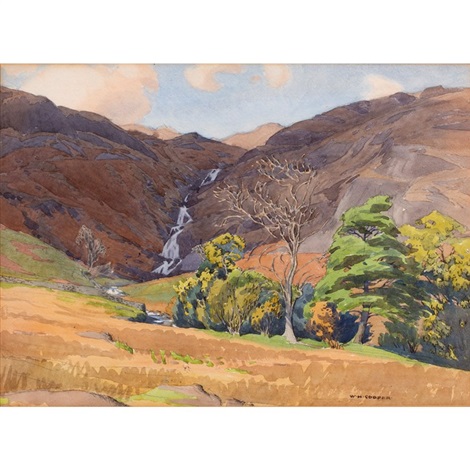 Waterfall, Lake District by William Heaton Cooper on artnet
