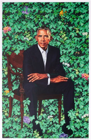 Barack Obama by Kehinde Wiley on artnet