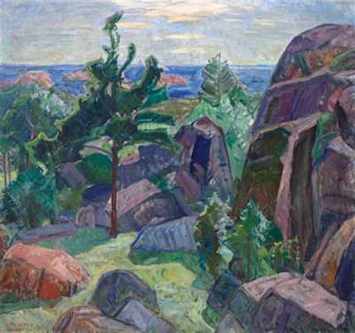 Sjoutsikt fra Hvasser by Lars Jorde on artnet