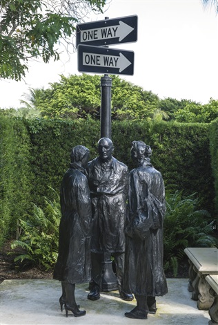 Chance meeting by George Segal on artnet