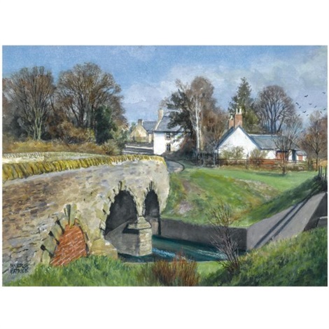 Bridge at Baldovie toll by James McIntosh Patrick on artnet