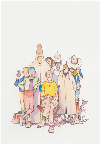 Inside Moebius. Autoportrait by Jean Giraud (Moebius) on artnet