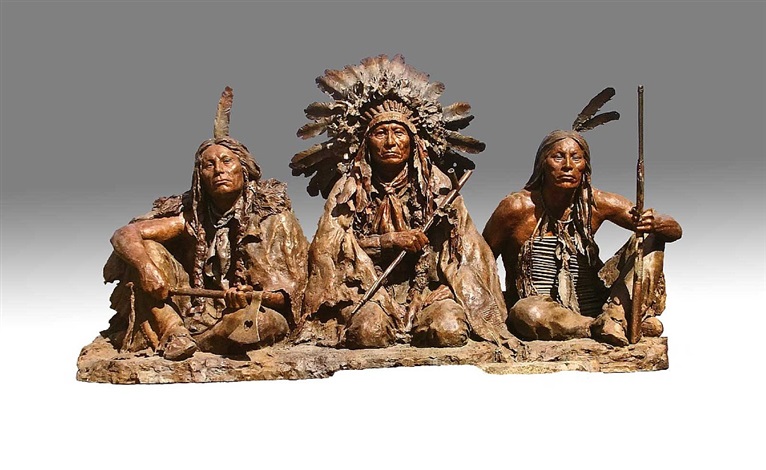 1876, Gall - Sitting Bull - Crazy Horse by John Coleman on artnet