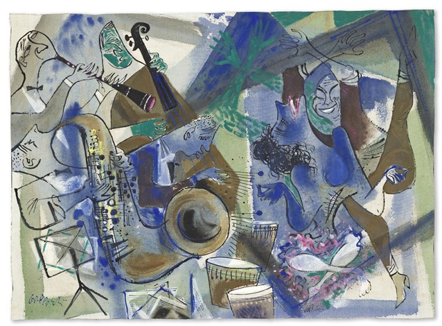 Rhythm in Blue. by William Gropper on artnet