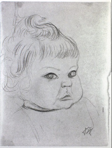 Nelly, die Tochter des Knstlers by Otto Dix on artnet