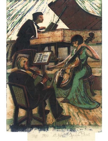 The trio by Cyril Power on artnet