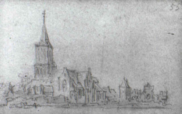 The Kreuzkirche of Saint Martin, Emmerich by Jan Josefsz. van Goyen on ...