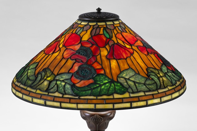 TIFFANY STUDIOS, Poppy Table Lamp, circa 1925 by Tiffany Studios on artnet
