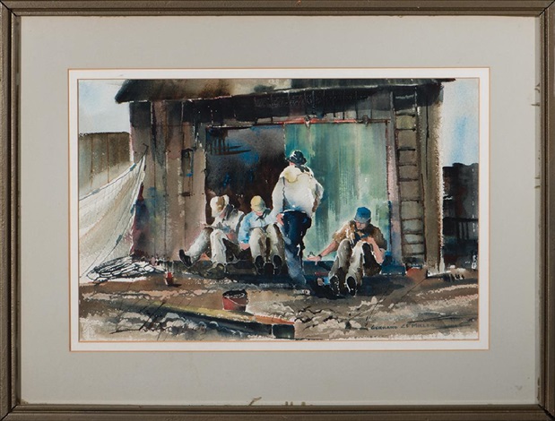 Fishermen by Gerhard C.F. Miller on artnet