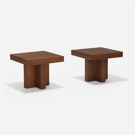 Occasional tables, pair by Milo Baughman on artnet