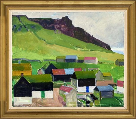 Mykines bygd Mykines village, The Faroe Islands by Samuel Joensen ...