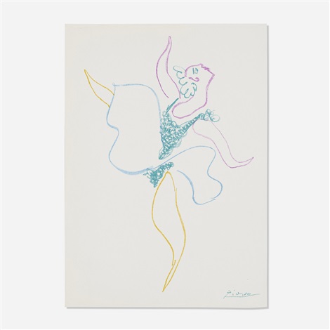 Danseuse from the Boris Kochnos Le Ballet portfolio by Pablo Picasso on ...