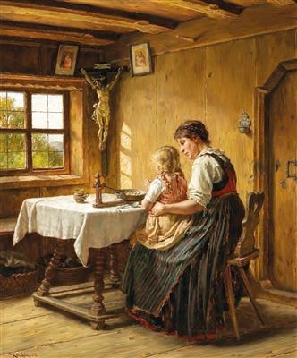 Saying Grace by Karl Gebhardt on artnet