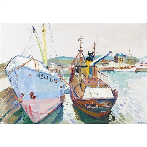Penzance Harbour by Fred Yates on artnet