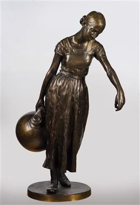 Arthur Strasser Adelsberg, Krain 1854-1927, Wasserträgerin, um 1900 by ...