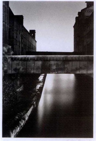 Mill Bridge, Saltaire, Yorkshire, England by Michael Kenna on artnet
