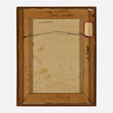 The Sleeper Pam McCabe, The Artists Wife by Sidney Goodman on artnet