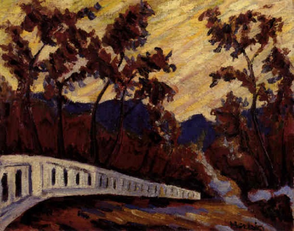 Paysage de montagnes en Corse by Auguste Herbin on artnet