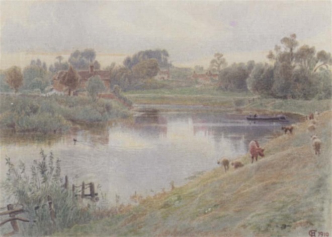 The river bend by Harry Goodwin on artnet