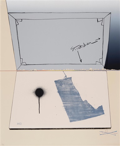 Hinged Canvas, from Fragment-According to What Series by Jasper Johns ...