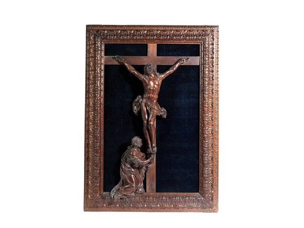 CORPUS CHRISTI MIT MAGDALENA ZU FÜßEN DES KREUZES by César Bagard on artnet