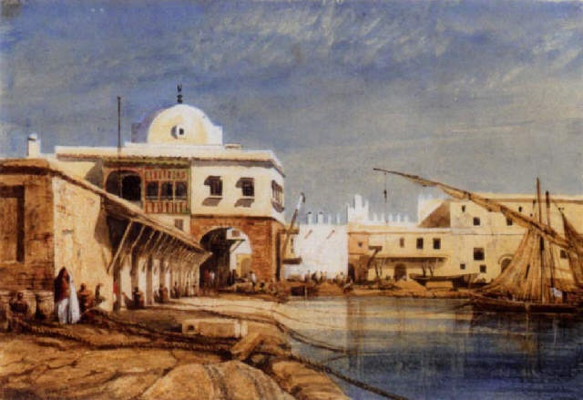 The port of Algiers by William Wyld on artnet