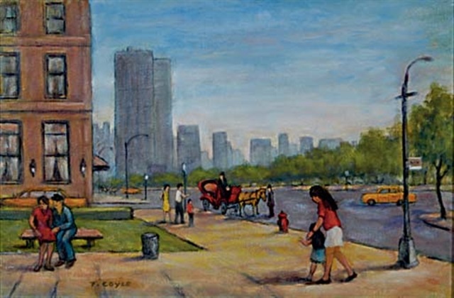 Near the Plaza Hotel, New York by Terence Coyle on artnet