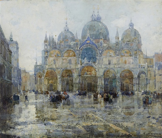 Riflessi Piazza San Marco a Venezia by Angelo Pavan on artnet