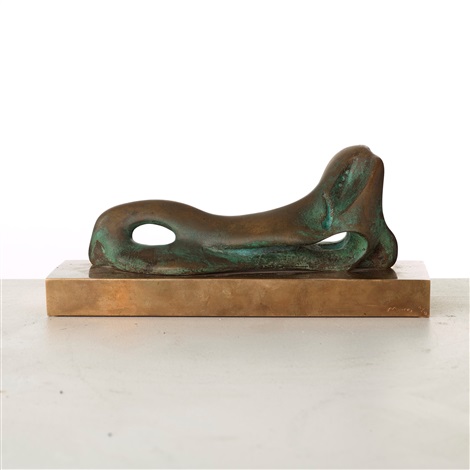 Reclining figure Bone by Henry Moore on artnet