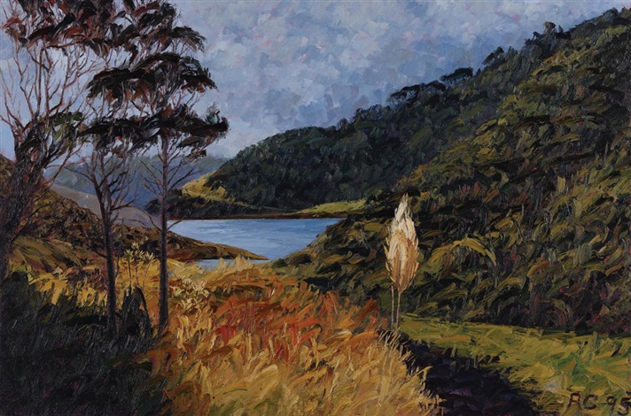 Lake Wainamu, Te Henga, Summer by Ruth Cole on artnet