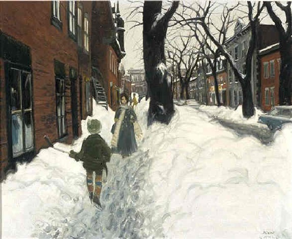 Dominique Michel, rue Beaudry coin Lafontaine, Montreal by John ...