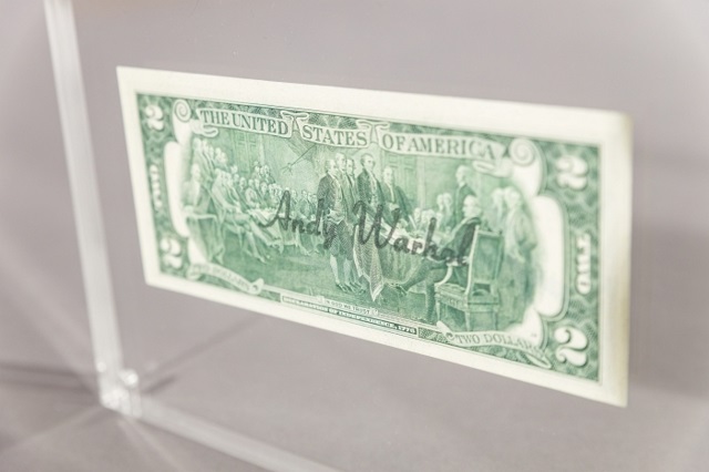 Signed 2 Dollar Note by Andy Warhol on artnet