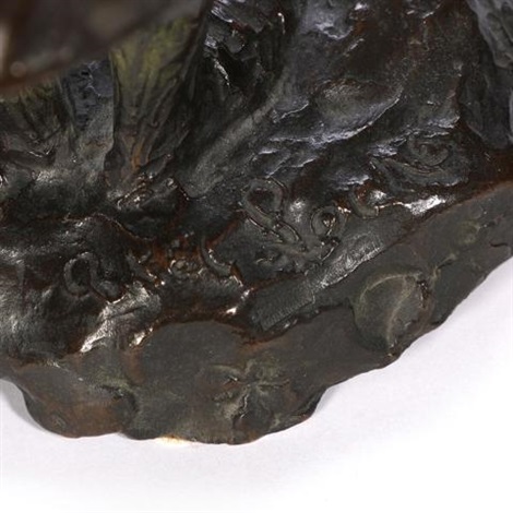 A collection of three sculptures of Royal actor Olaf Rye Poulsen by ...