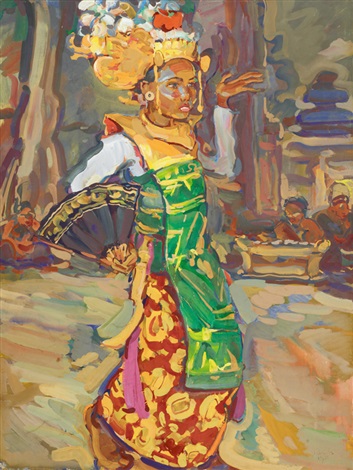 Bali Dancers by Emil Rizek on artnet