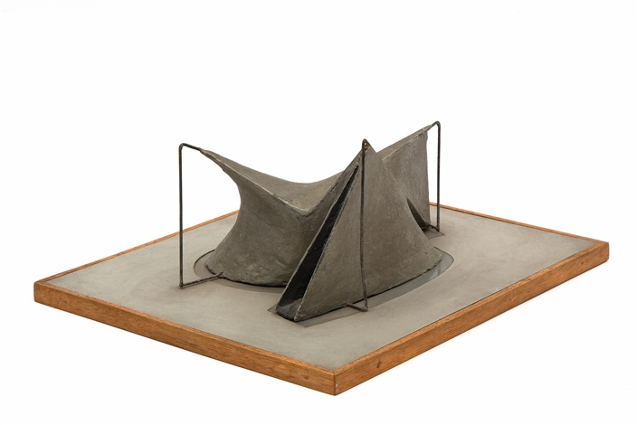 Scale model Philips Pavilion by Le Corbusier and Iannis Xenakis on artnet